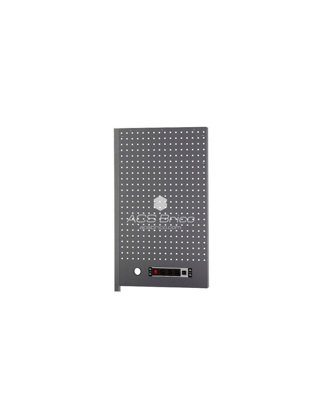 Panel perforado Pared Con Regleta Alyco 192847